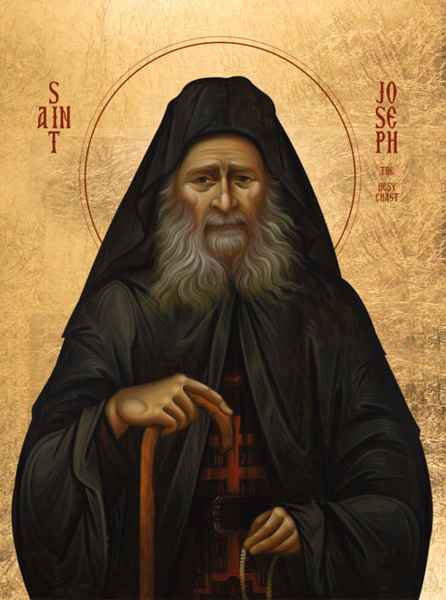 Orthodox Icon of Saint Joseph the Hesychast - 21st c