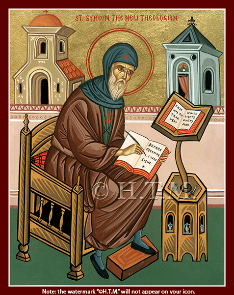 Orthodox Icon of Saint Symeon the New Theologian