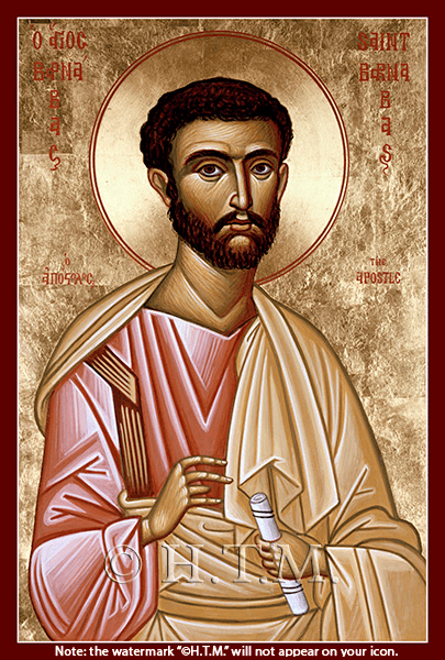 Orthodox Icon of Saint Barnabas