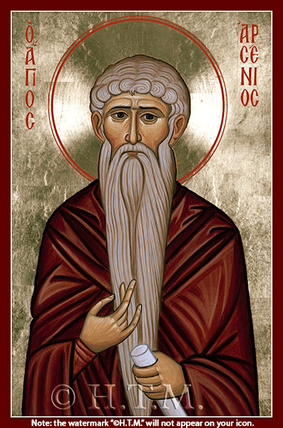 Orthodox Icon of Saint Arsenius the Great