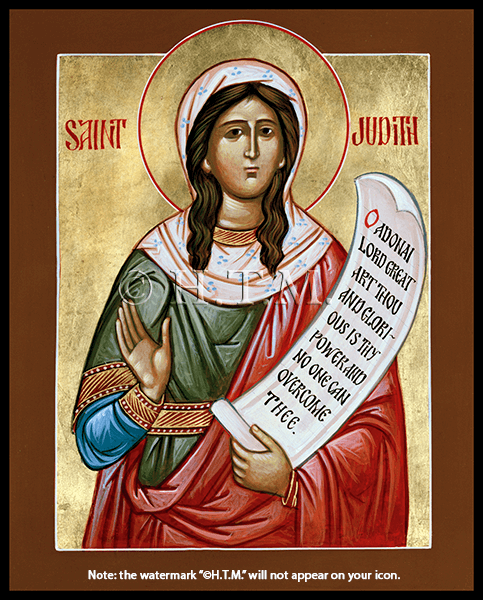 Orthodox Icon of Saint Judith.