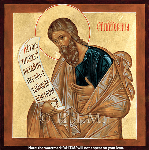 Orthodox Icon Holy Prophet Jeremiah - Saint Jeremiah Icon