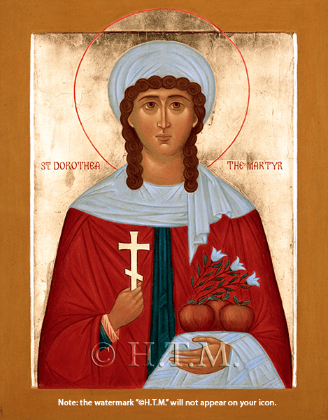 Orthodox Icon of Saint Dorothy