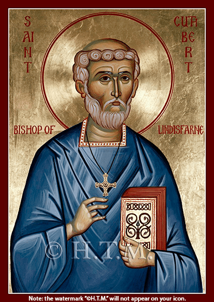 Orthodox Icon of Saint Cuthbert