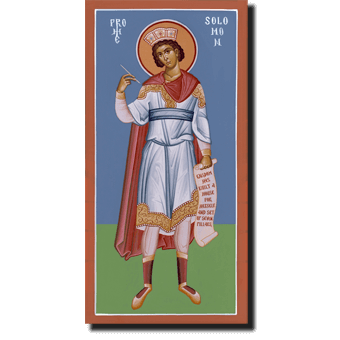 Orthodox Icon Prophet Solomon - Saint Solomon Icon