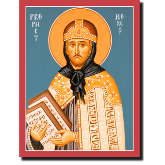 Orthodox Icon Prophet Moses - Saint Moses Icon