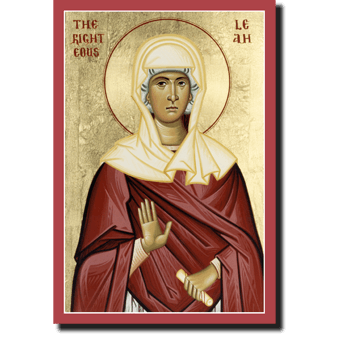 Orthodox Icon Righteous Leah - Saint Leah Icon
