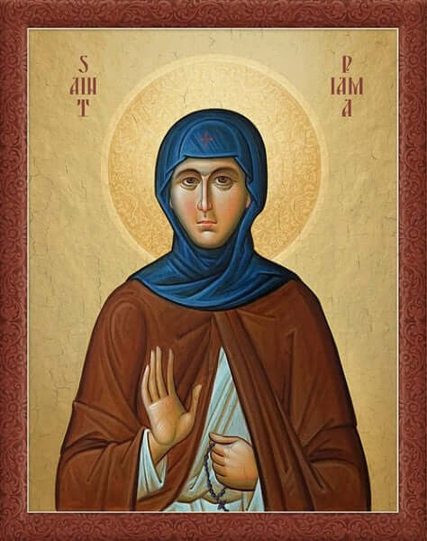 Orthodox Icon of Saint Piama of Egypt